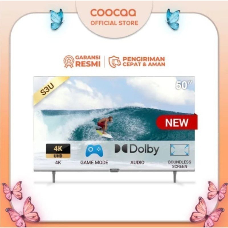 Jual Coocaa 50 Inch Android LED TV 4K Digital - 50S3U - WiFi/YouTube ...