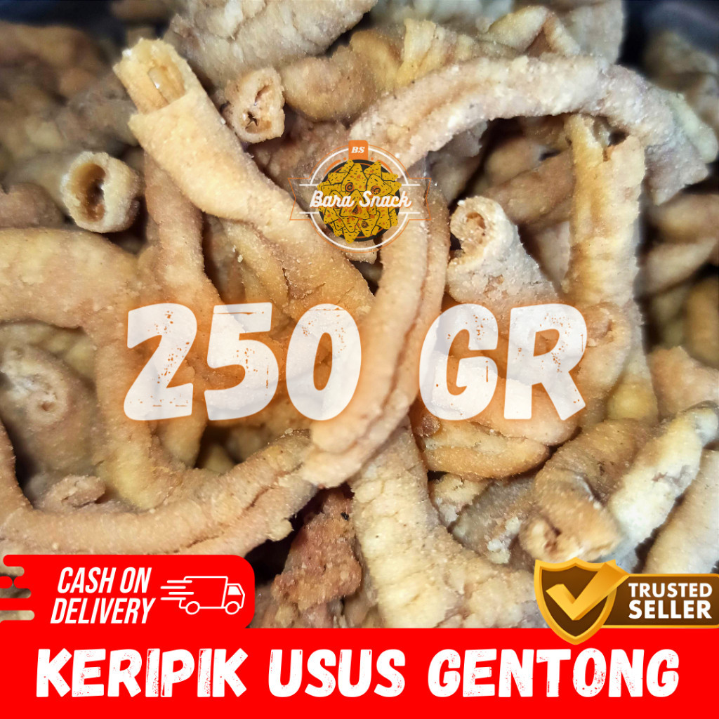 Jual [ 250gr ] Keripik Usus Cap Gentong / Usus Ayam Crispy / Camilan ...