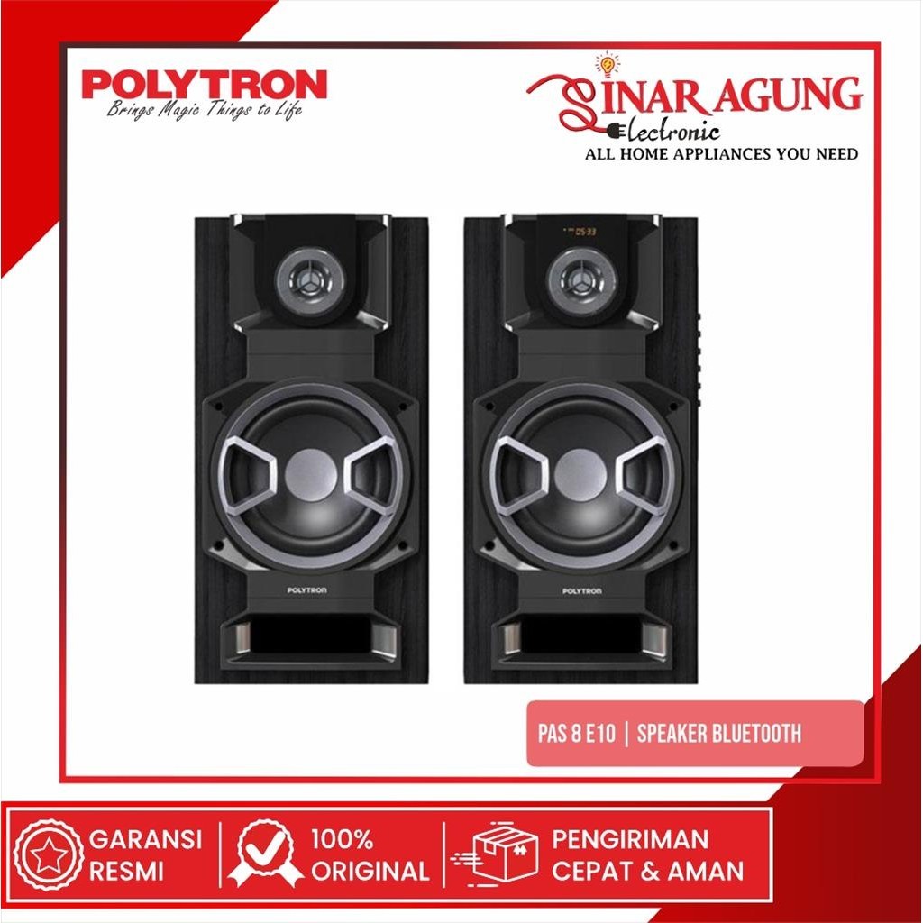Jual [COD] SPEAKER AKTIF POLYTRON PAS8E10 / PAS-8E10 (BLUETOOTH ...