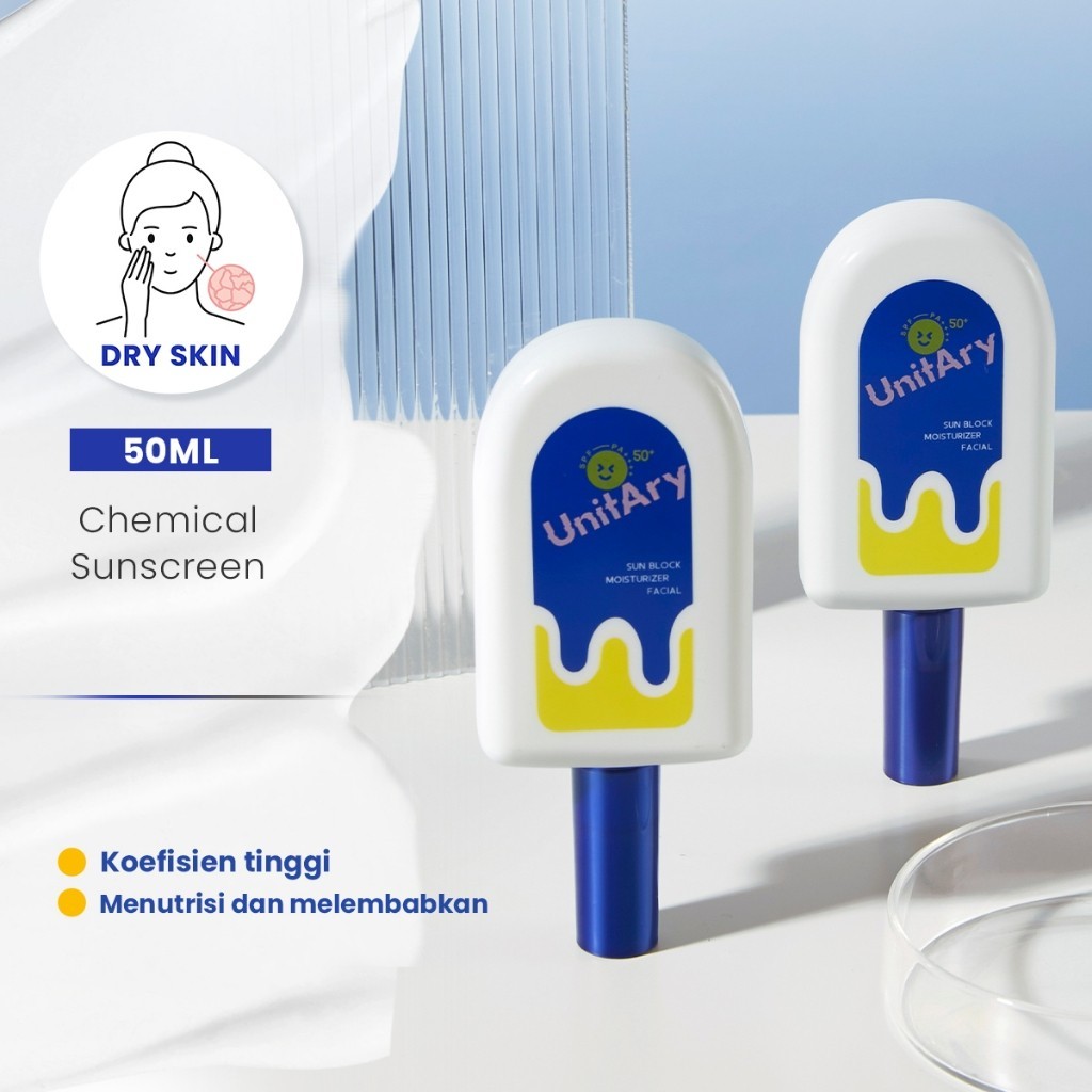 Jual UNITARY SUN BLOCK MOISTURIZER FACIAL SPF 50+ PA++++ 50ml BPOM ...