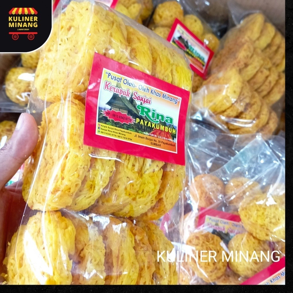 Jual Kerupuk Roda Gandiang Rina Cemilan Khas Kuliner Minang | Shopee ...