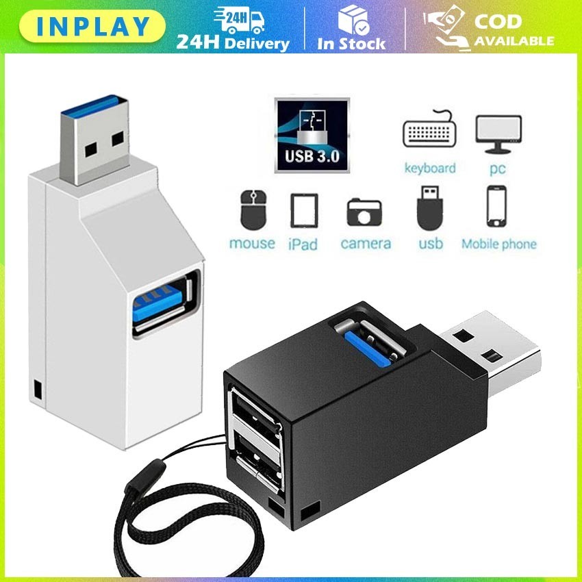 Jual Mini USB Hub Super Speed USB 3.0 3 Ports / USB Hub Mini 3.0 3 Port ...