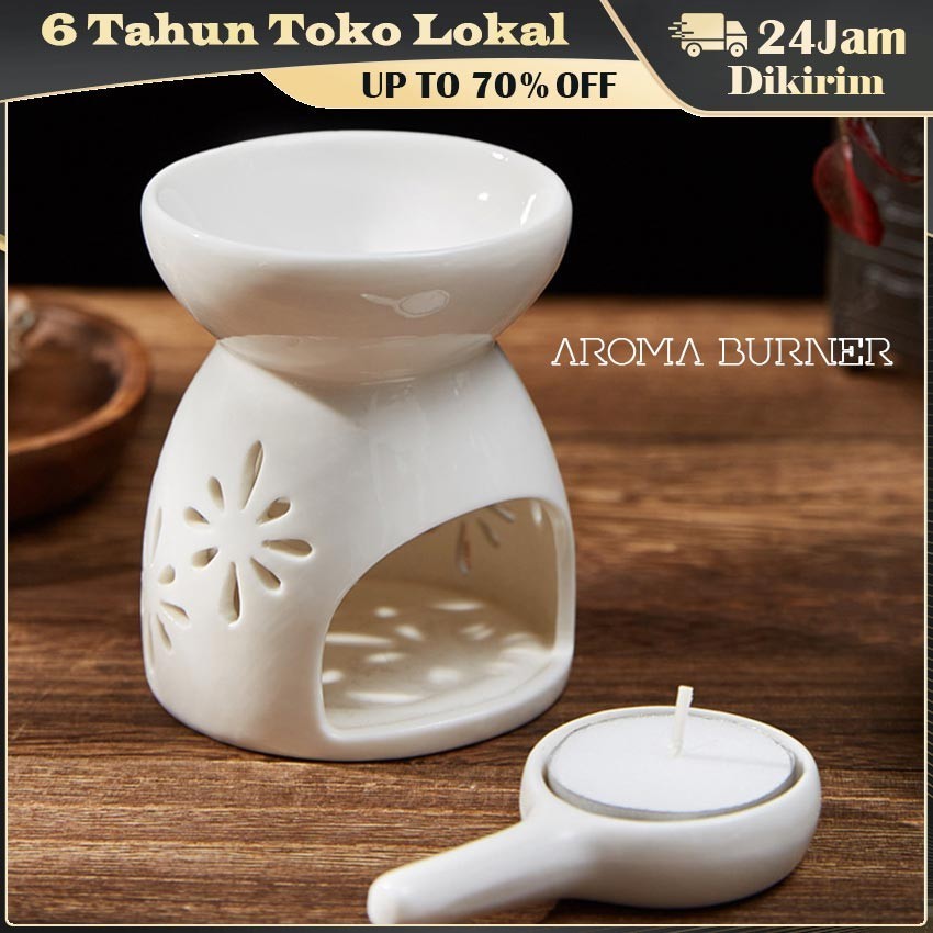 Jual Tungku Aromaterapi Bakar Lilin / Essential Oil Candle Burner ...