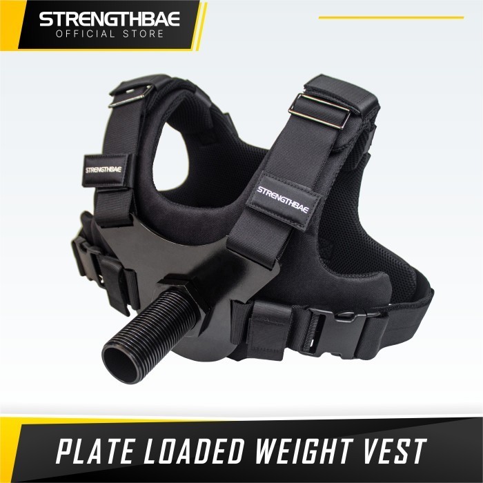 Jual Plate Loaded Weighted Vest STRENGTHBAE Rompi Beban Adjustable ...