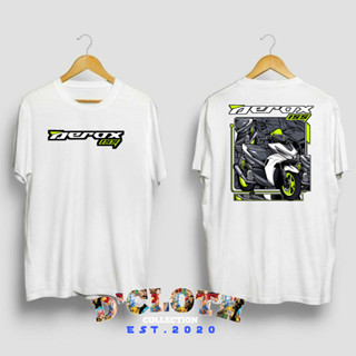 Jual Kaos yamaha aerox 155cc racing style katun pe 24s lengan pendek,baju ngabers,baju sunmori ...