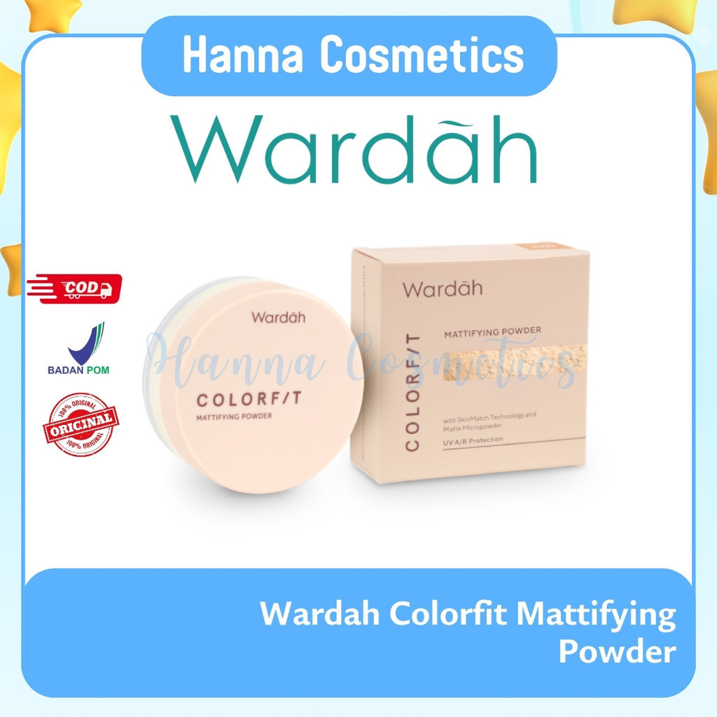 Jual Wardah Colorfit Mattifying Powder - Bedak Tabur Dengan SPF 30PA ...