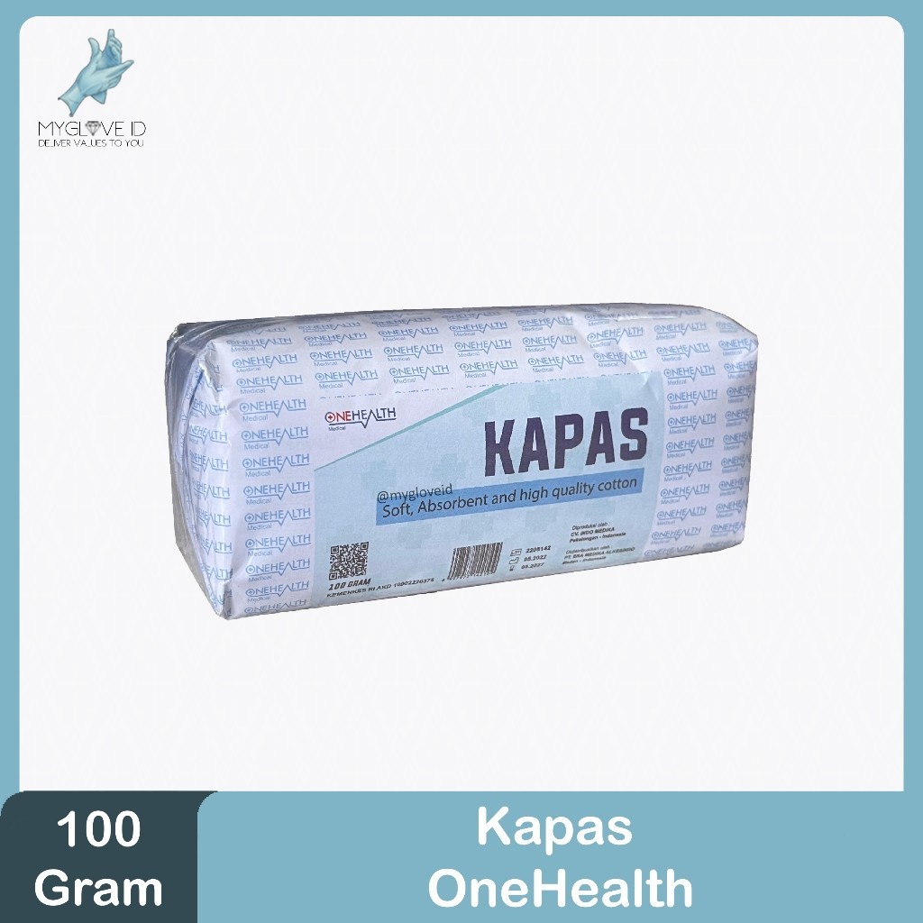 Jual Kapas Luka Pembalut / Absorben 100 gram Onehealth | Shopee Indonesia