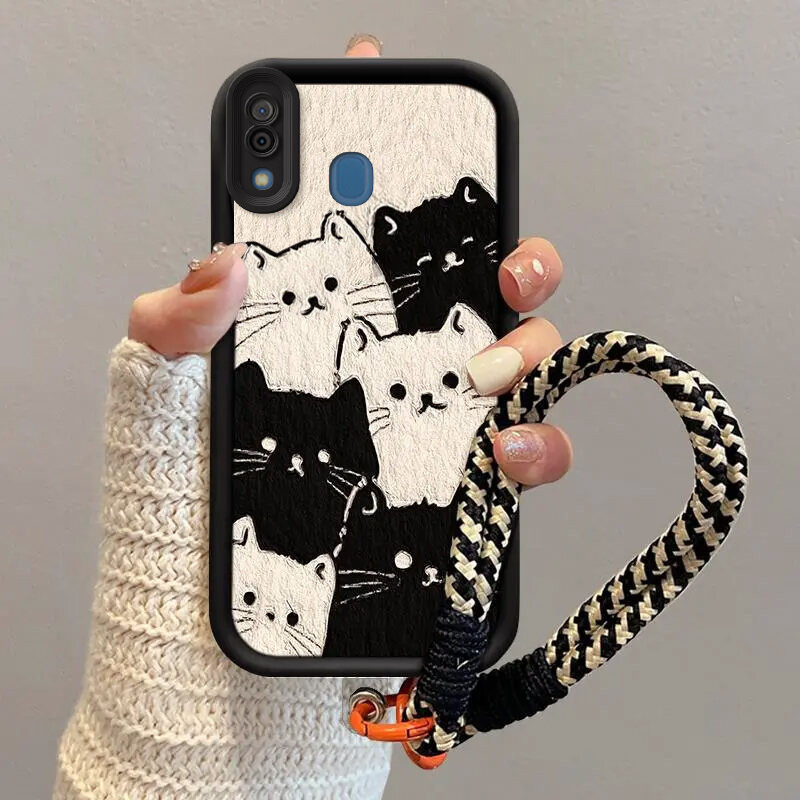 Jual For casing hp Vivo V9 Kucing hitam dan putih Kartun Avatar ...