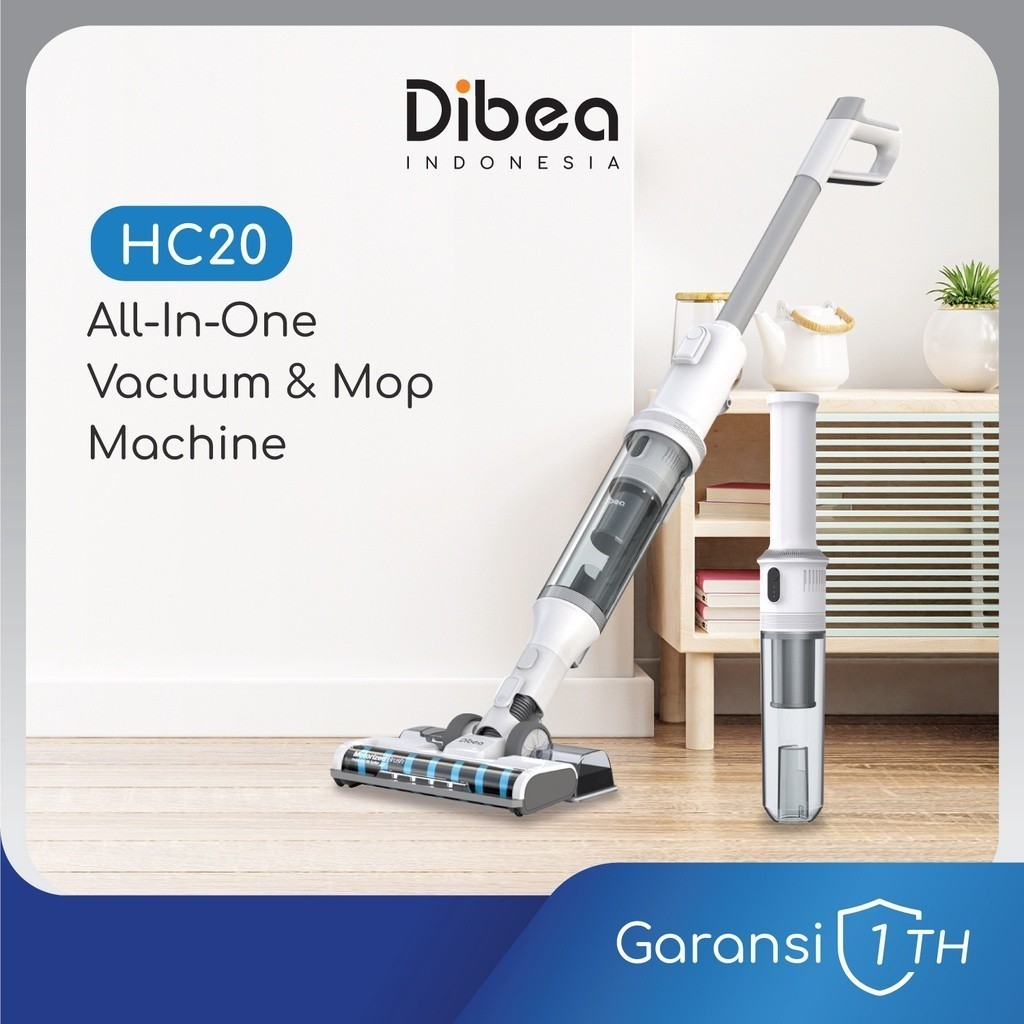 Jual DIBEA HC20 Handheld Cordless Stick Vacuum Cleaner | Shopee Indonesia