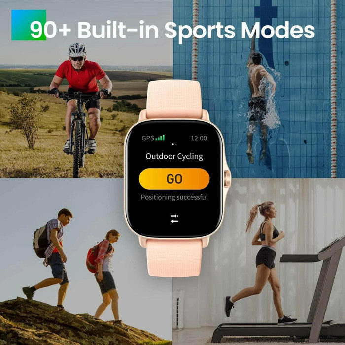 Jual Amazfit GTS 2 Smart Watch 1.65 inch AMOLED Display GPS 90 Sport ...