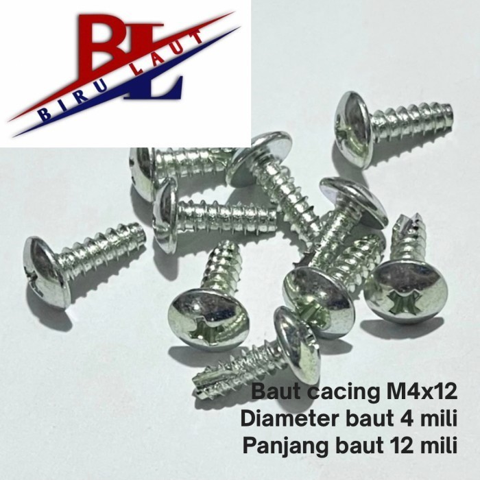 Jual Murah Lengkap COD [PAKET ISI 100 PCS] Baut Skrup Cacing Honda ...