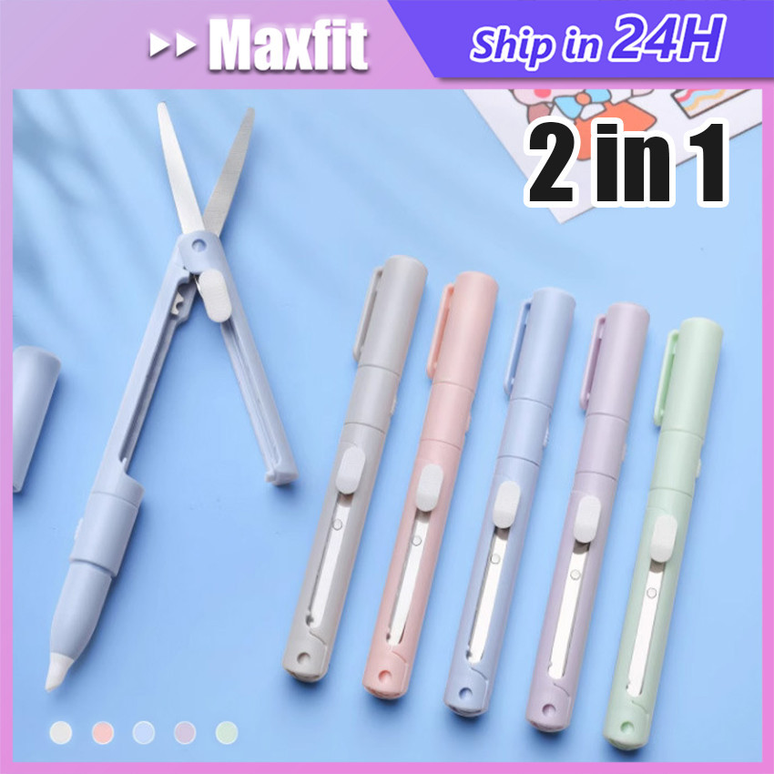 Jual Gunting Lipat Mini Pen Type Gunting Pulpen Pen Gunting Kecil Alat ...