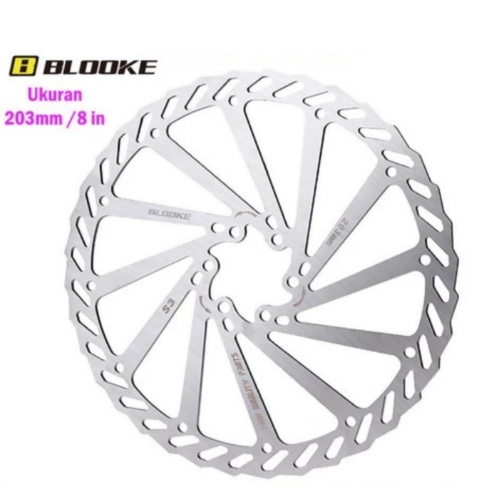 Jual Blooke Rotor Disc Brake 203mm 8 Inch Rem Cakram Sepeda 203 mm ...