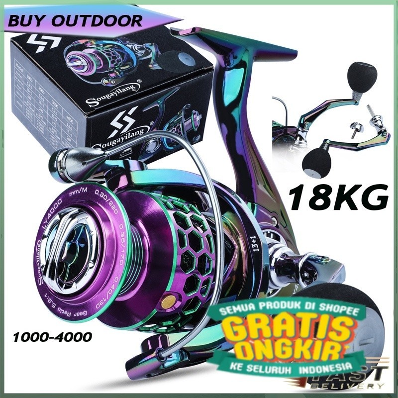 Jual Sougayilang Power Handle Reel Pancing 1000-5000 5.5:1 Rasio ...