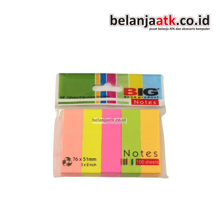 Jual Sticky Notes Stick 5 Warna BIG (Memo Stick) | Shopee Indonesia