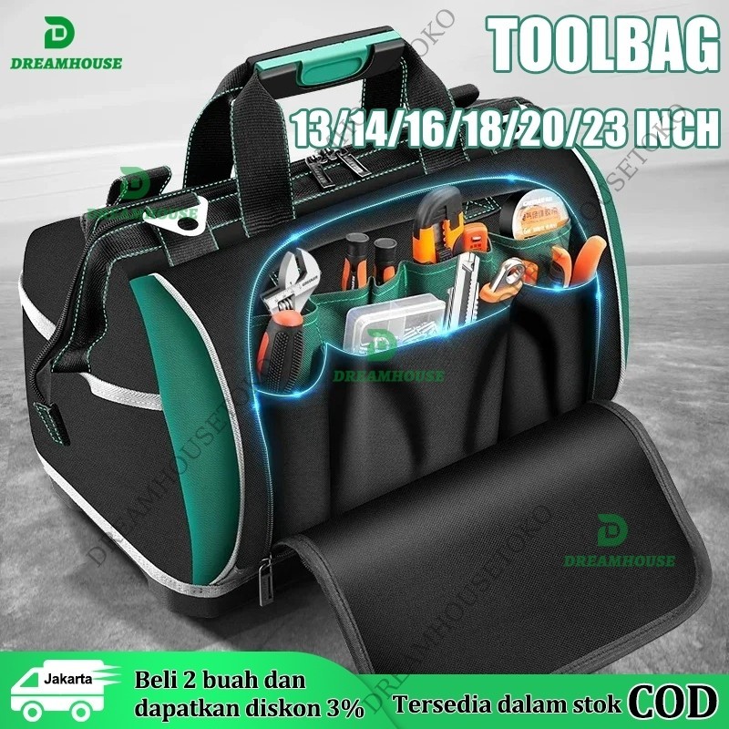 Jual GREENERY Toolbag Tas Slempang Jinjing Perlengkapan Perkakas ...