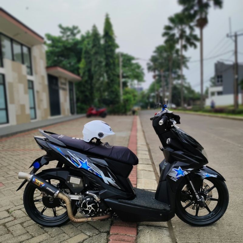 Jual STRIPING TRANSPARAN BEAT ESP 2016-2017-2018-2019 COSTUM DIESEL ...