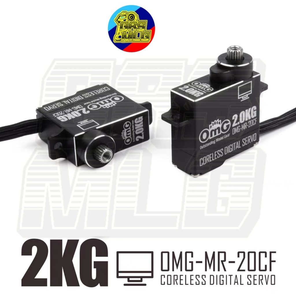 Jual OMG-MR-20CF Micro Size Full Metal Coreless Digital Servo Fit for ...