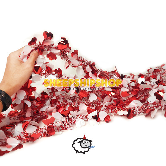 Jual SLINGER A4 MERAH PUTIH BENDERA LOVE BULAT GARIS Dekorasi 17 ...