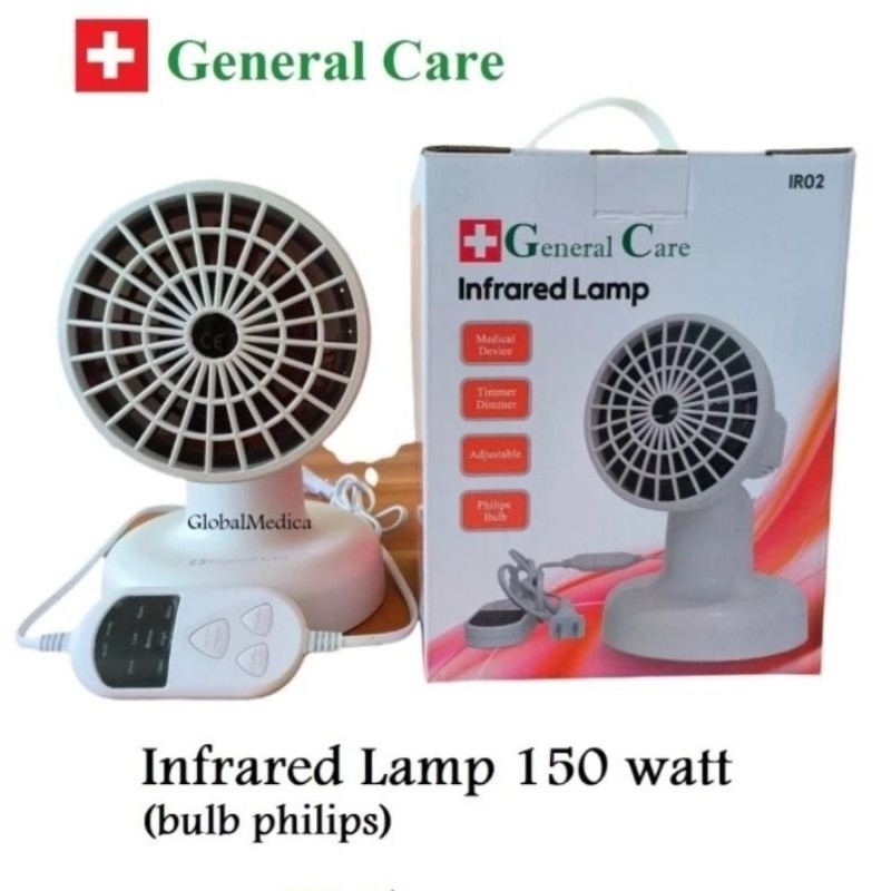 Jual Lampu Infrared General Care 150 Watt Lampu Terapi Infra merah Plus ...