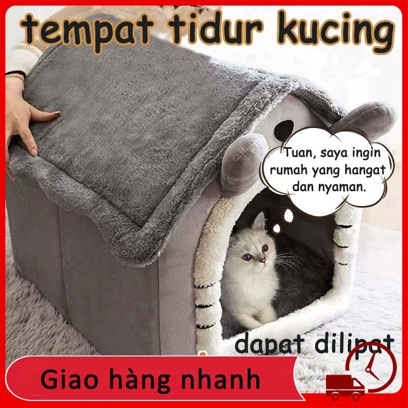Jual 【spot】Rumah kucing anjing Tempat Tidur Kucing kandang kucing ...