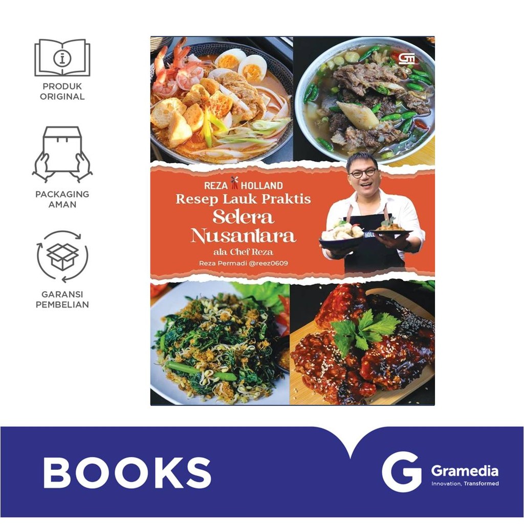 Jual Resep Lauk Praktis Selera Nusantara ala Chef Reza | Shopee Indonesia