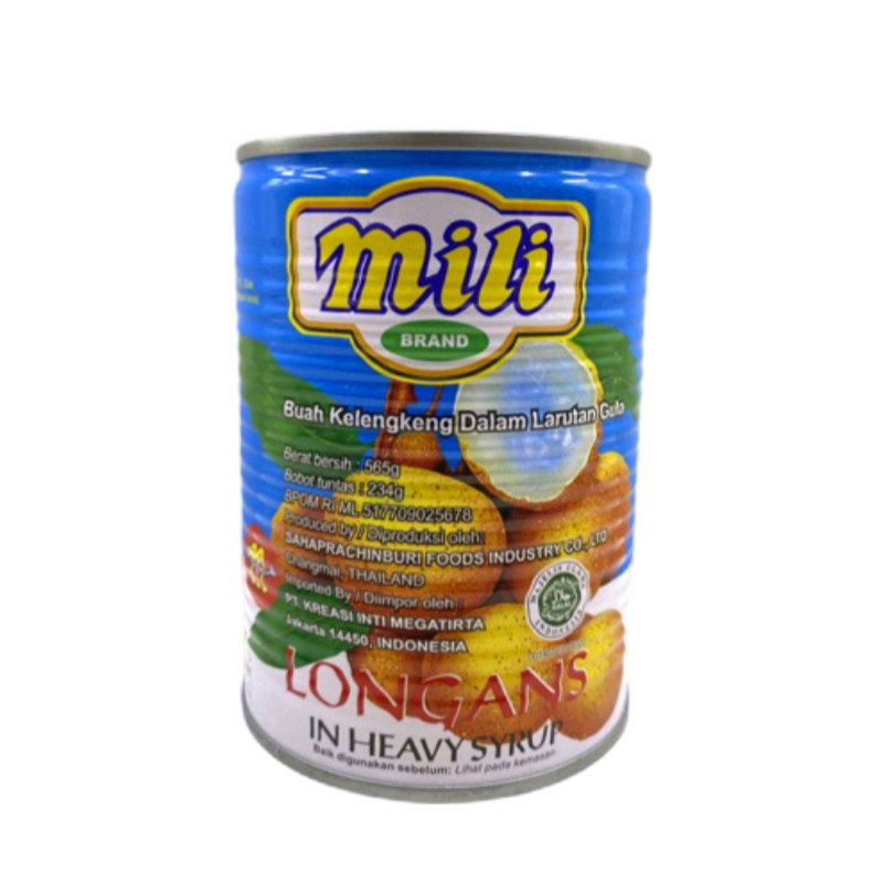 Jual Mili Brand Buah Kelengkeng Dalam Larutan Gula 565gr | Shopee Indonesia