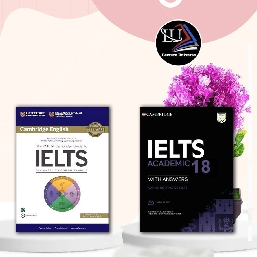 Jual Buku Paket Cambridge Official Guide & IELTS 18 Student Book ...