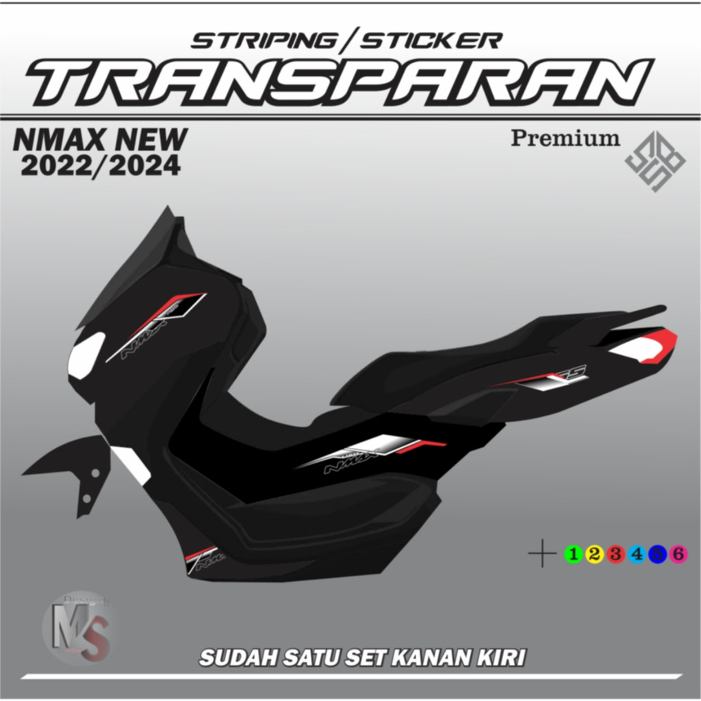 Jual STIKER KEREN STRIPING STICKER TRANSPARAN NMAX NEW CUSTOM ELEGANT ...