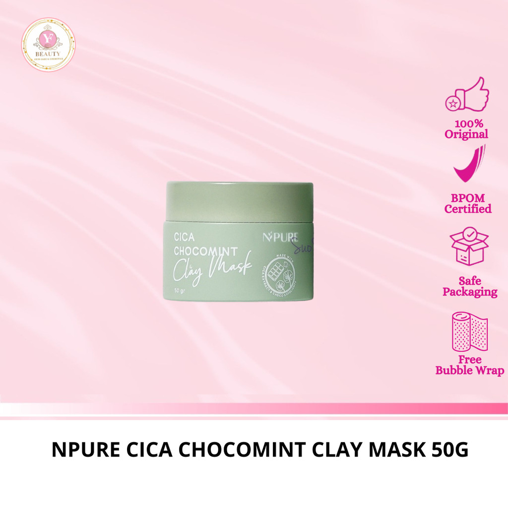 Jual YF Beauty NPURE CICA CHOCOMINT CLAY MASK 50GR | Shopee Indonesia