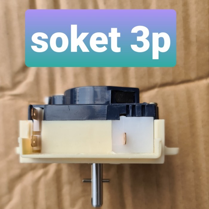 Jual BSM timer timmer saklar putaran mesin cuci 3p 4p soket 3 4 p sharp toshiba - SOKET 3 ...