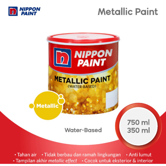 Jual CAT EMAS METALIK METALIC METALLIC PAINT NIPPON PAINT BUSA SPON ATI ...
