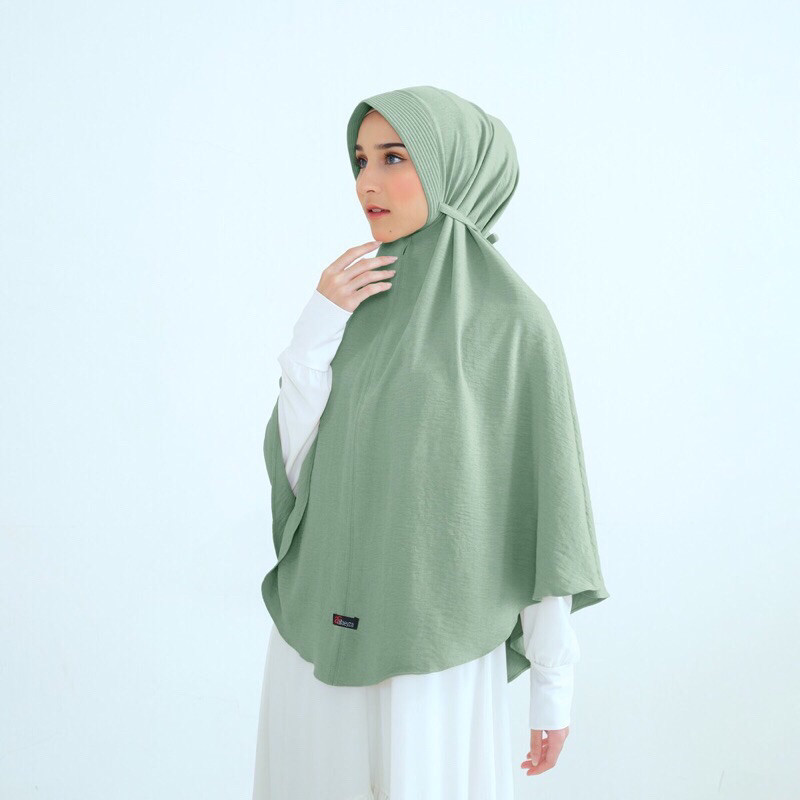 Jual RH - Hijab Bergo Maryam XL / Pet Tali / Bahan Crinkle Premium / Ukuran XL / Hijab Pet Tali ...