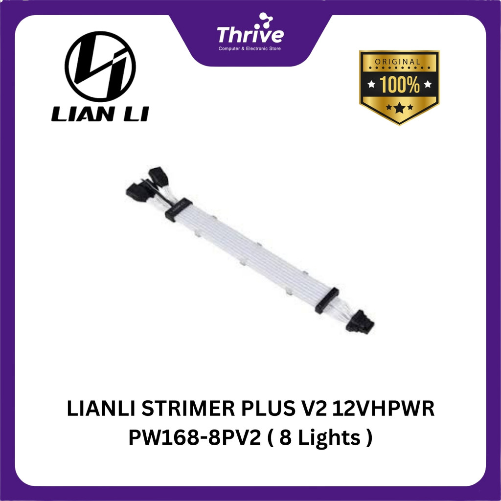 Jual LIANLI STRIMER PLUS V2 12VHPWR PW168-8PV2 ( 8 Lights ) | Shopee Indonesia
