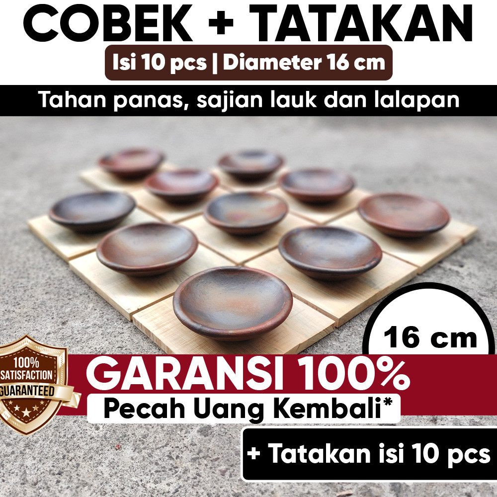 Jual 10pcs - Diameter 16 cm + Tatakan - Paket Usaha Sambal Gami Bakar ...