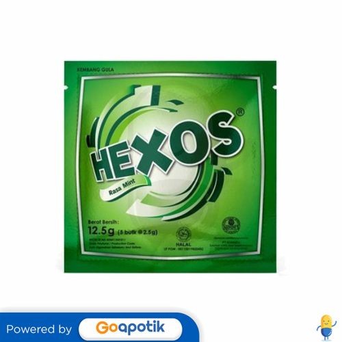 Jual Hexos Rasa Mint Sachet 5 Butir | Shopee Indonesia