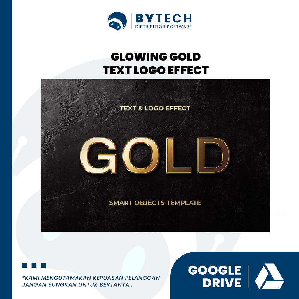 Jual GLOWING GOLD TEXT LOGO EFFECT | PHOTOSHOP | Shopee Indonesia