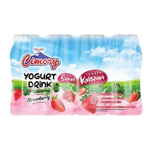 Jual CIMORY DRINK YOGURT BOTOL STRAWBERRY 4 PCS X 65 ML * - CBY ...