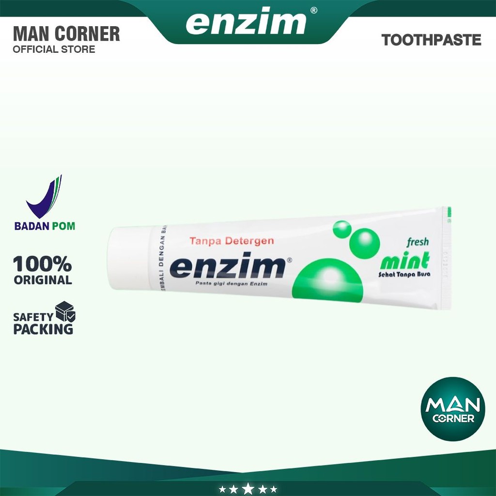 Jual Enzim Pasta Gigi Enzim Fresh Mint Original 42gr / 63gr / 124gr ...