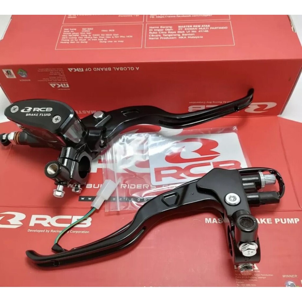 Jual MASTER REM RCB ORIGINAL TABUNG OVAL E2 14MM KIRI KOPLING SET ...