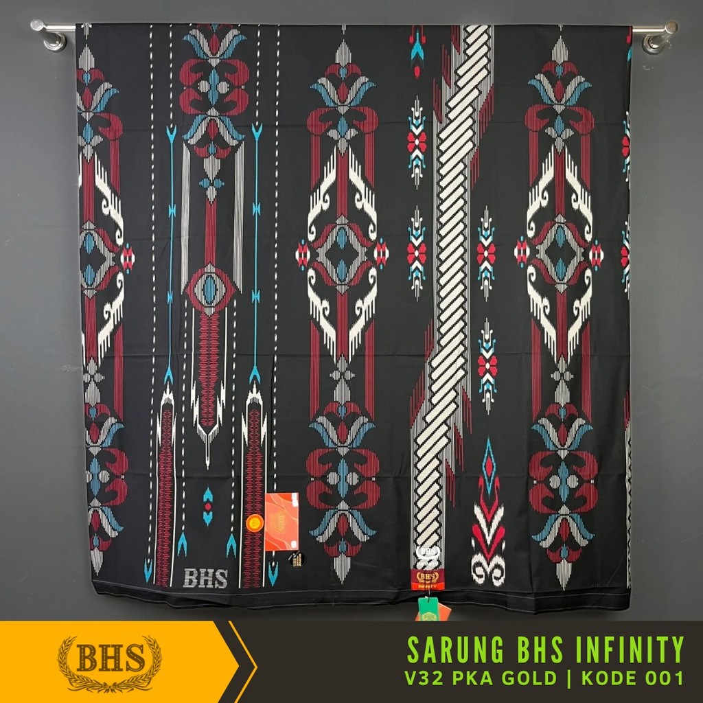 Jual [Garansi Original] Sarung BHS Infinity Gold Motif V32 PKA Bahan ...
