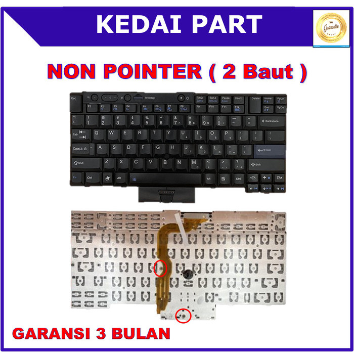 Jual Keyboard Lenovo Thinkpad T410 T400s T410i T410s T410si T420 No Pointer - NON POINTER ...