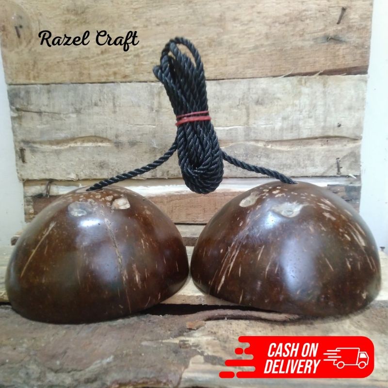 Jual 1 Pasang - Egrang Batok Kelapa, Enggrang batok kelapa, engrang ...