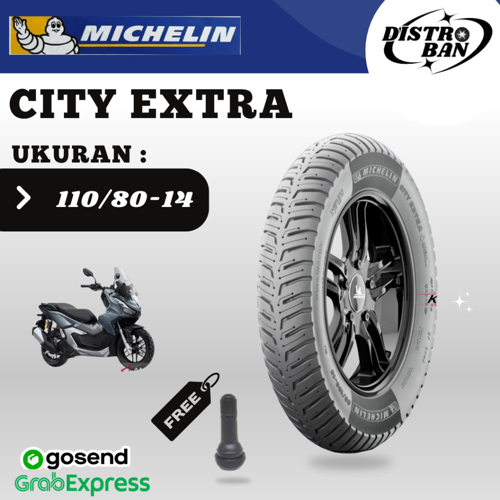 Jual Ban PCX / ADV 160 Michelin City Extra 110/80 14 & 130/70 13 Depan ...