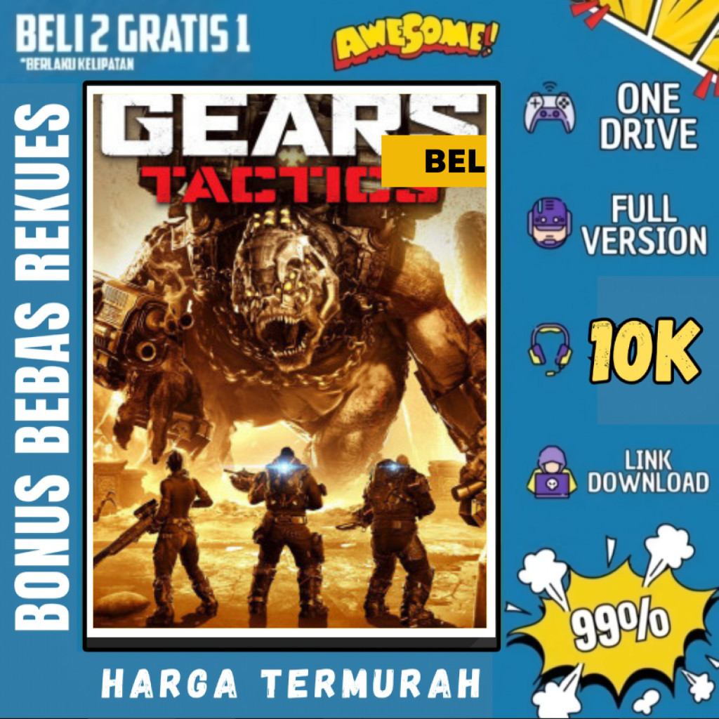Jual GEARS TACTICS JACKED - GAME PC - GAME LAPTOP - PC GAMES - BELI 2 ...