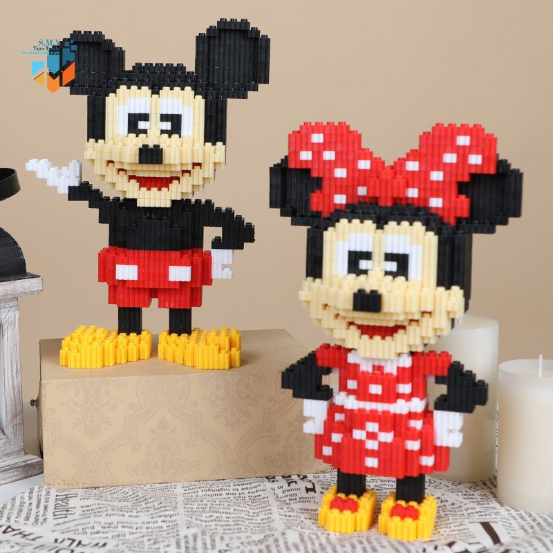 Jual Original Nano Block Mickey & Minnies Medium - Bricks Education ...