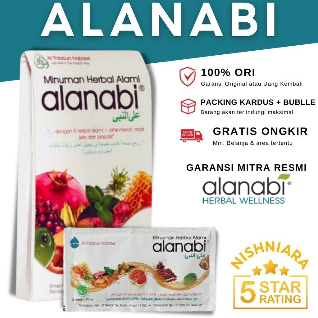 Jual Alanabi Minuman Herbal Original Pocket Pack Sachet | Shopee Indonesia