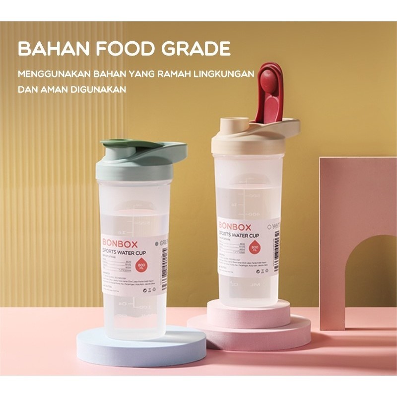 Jual Botol Minum Olahraga Portable Bonbox BC50 Botol Gym Plastik Sport ...