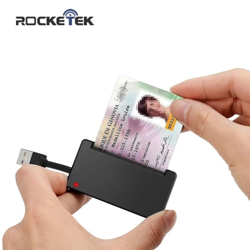 Jual Rocketek Smart Card Reader USB 2.0 Memory Card Clone for ID Bank ...