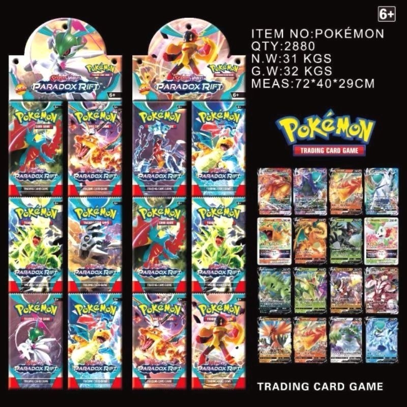 Jual RENCENGAN KARTU POKEMON ISI 12SACHET / 12PACK (96pcs) TRADING CARD KARTU FOIL | Shopee ...